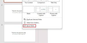 How to Copy Slides From One Powerpoint to Another