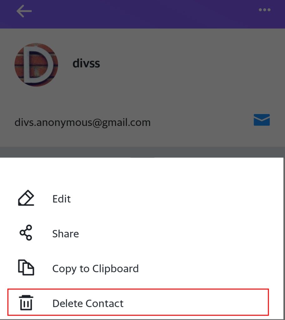 How to Delete Contacts in Yahoo Mail