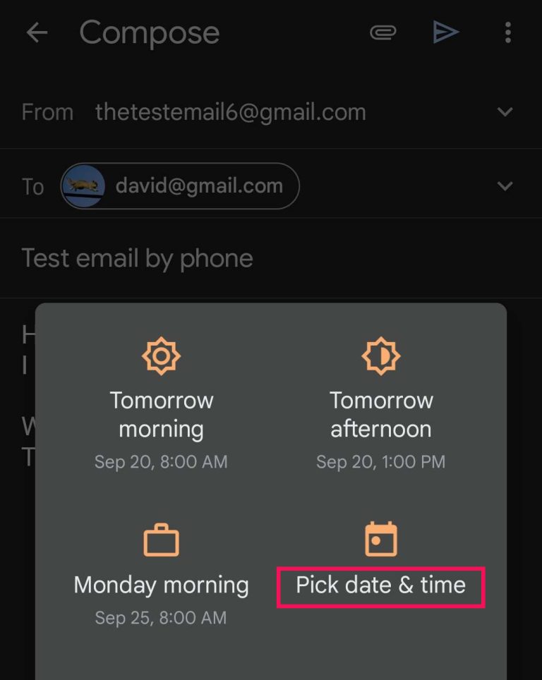 How to Send Email by Phone on Gmail