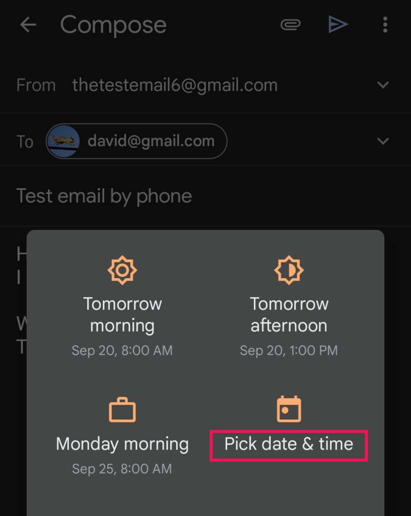 How to Send Email by Phone on Gmail