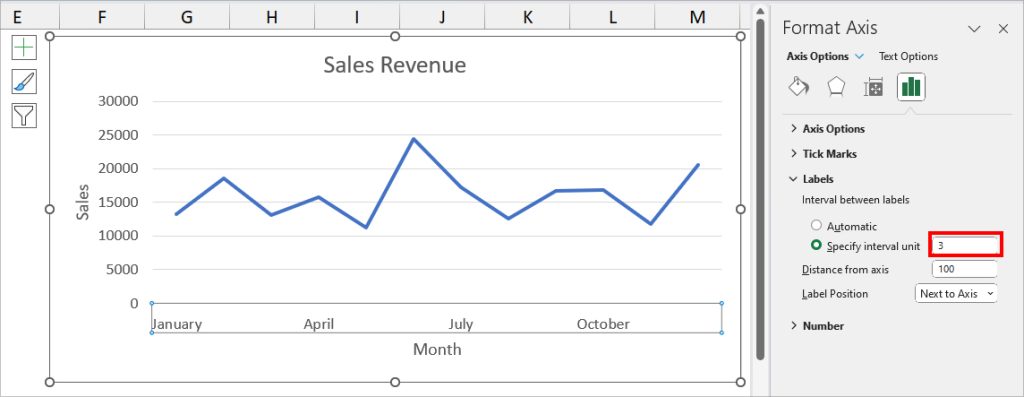 How to Change the X Axis in Excel