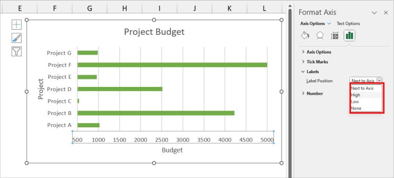 How to Change the X Axis in Excel