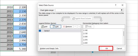 How to Change the X Axis in Excel