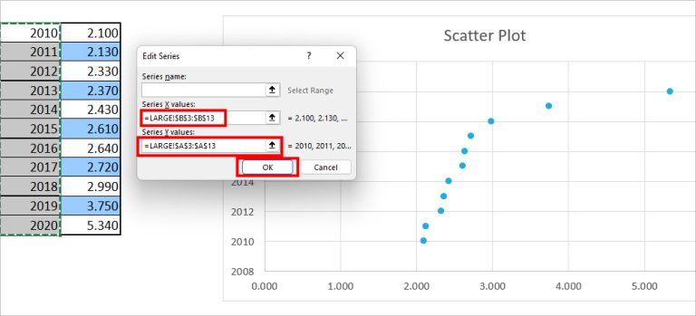 How to Change the X Axis in Excel