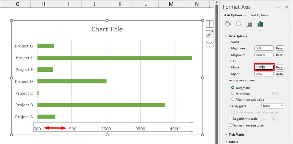 How to Change the X Axis in Excel