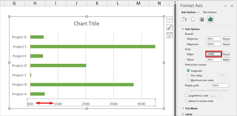 How to Change the X Axis in Excel