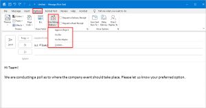 How to Use Voting Buttons in Outlook