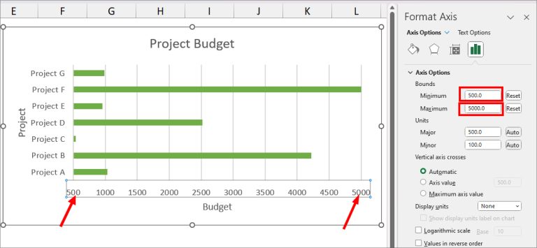 How to Change the X Axis in Excel