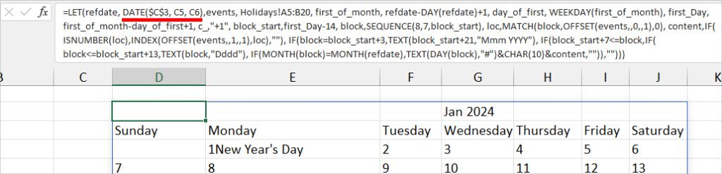 Can You Make an Automatic Calendar in Excel?