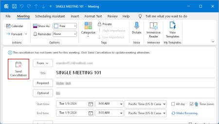 How to Cancel Meeting in Outlook