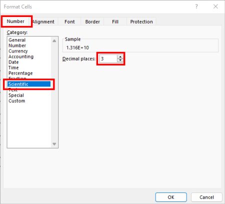 How to Use Scientific Notation in Excel