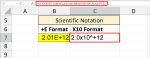 How to Use Scientific Notation in Excel
