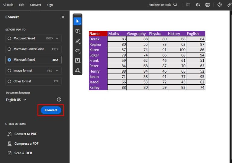 How to Convert PDF File to Excel