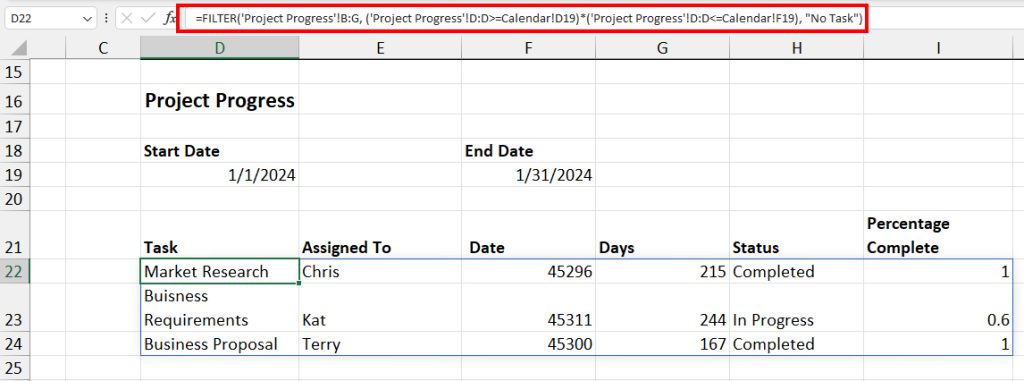 Can You Make an Automatic Calendar in Excel?