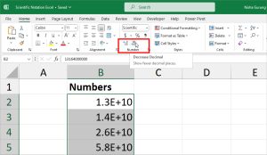 How to Use Scientific Notation in Excel