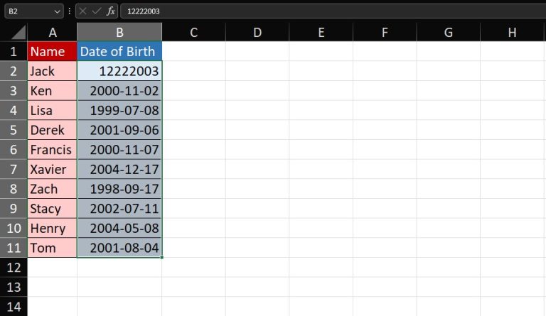 How to Convert Numbers to Dates in Excel