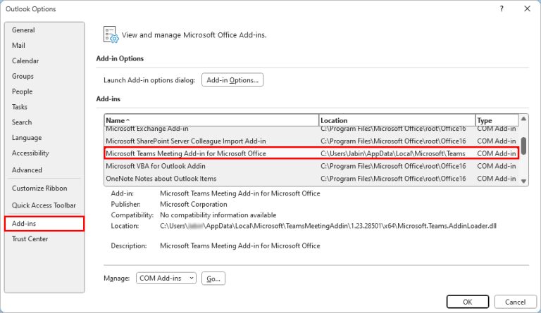 Teams Add-in for Outlook Missing? 5 Ways to Fix it