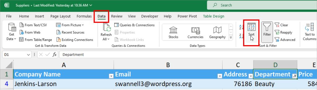 How to Delete Filtered Rows in Excel
