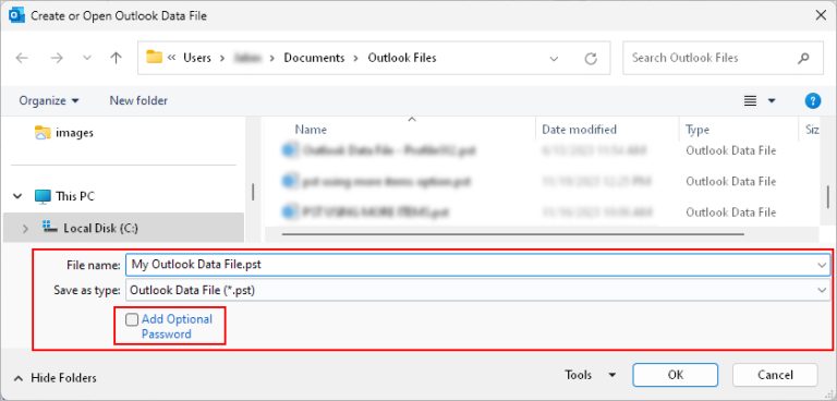 How to Create a PST File in Outlook