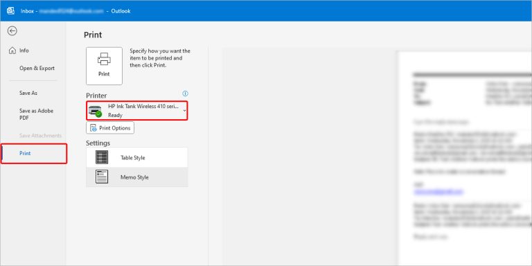 Print Email from Outlook - A Complete Guide