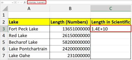 How to Use Scientific Notation in Excel