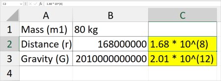 How to Use Scientific Notation in Excel