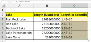How to Use Scientific Notation in Excel