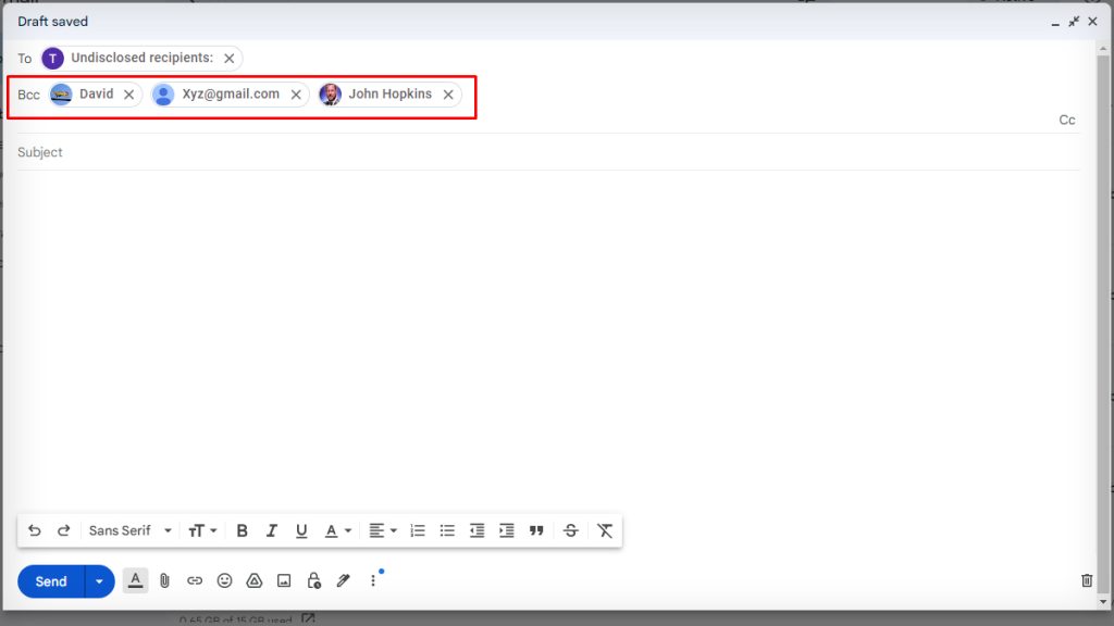 How to Send Email to Undisclosed Recipients in Gmail