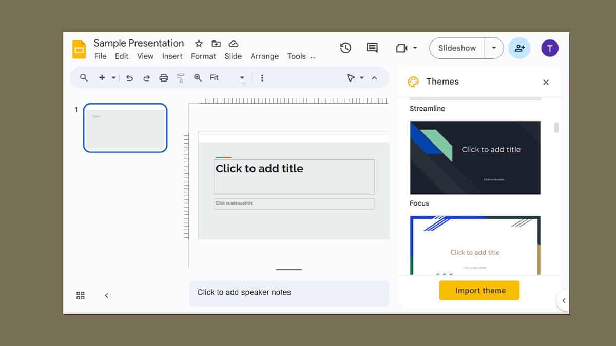 How To Import Themes To Google Slides