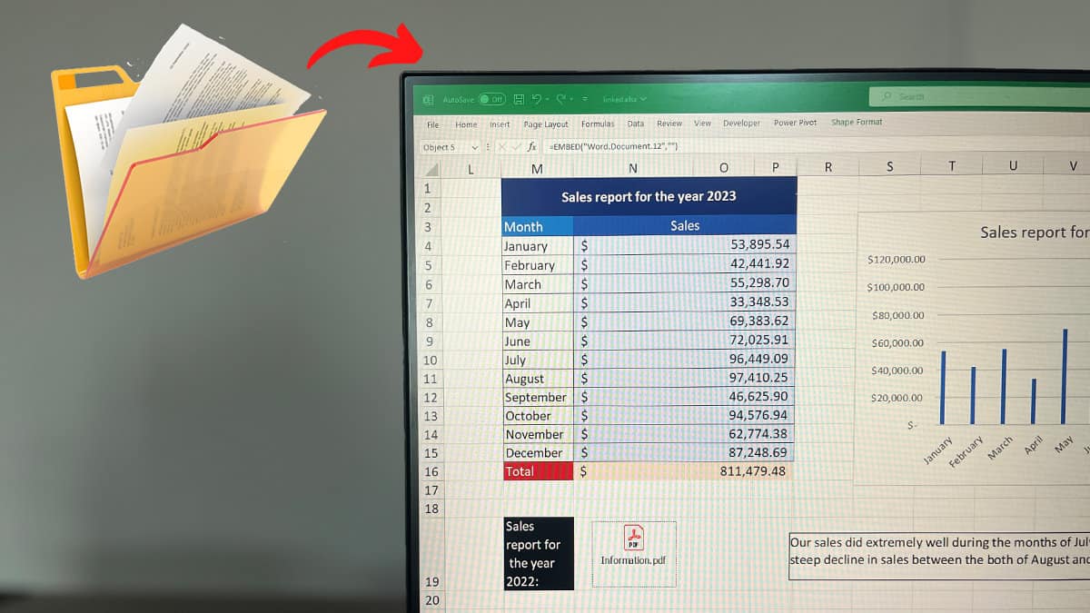 How To Insert A File In Excel Document
