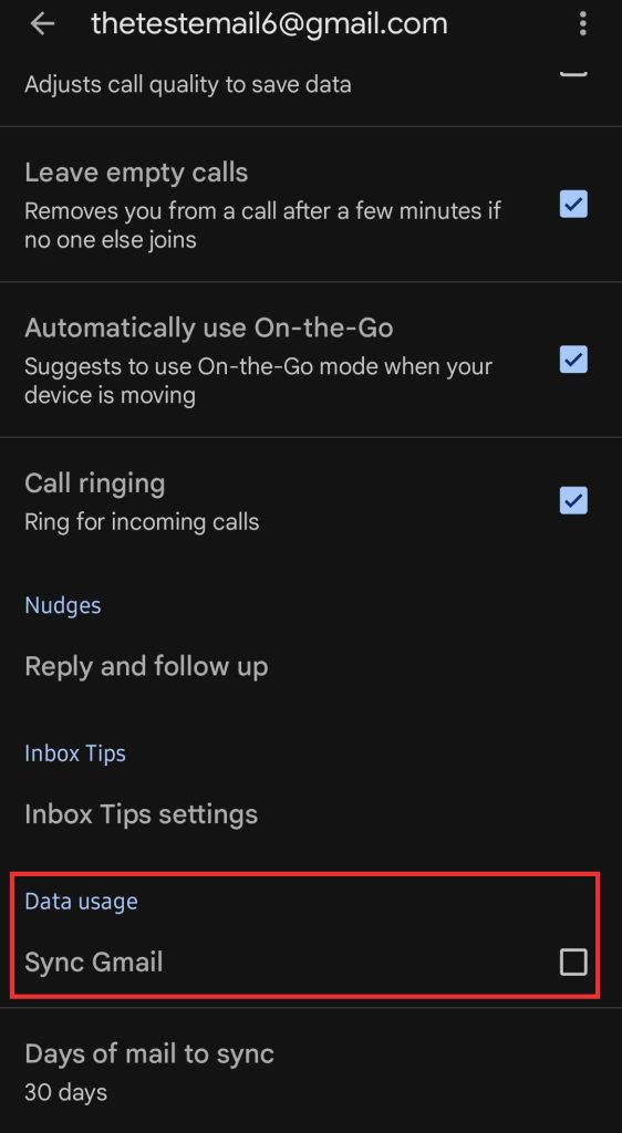 How to Unsync Gmail to Your Device