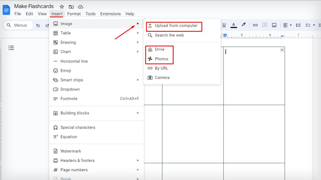 How to Make Flashcards on Google Docs (Step-By-Step Guide)