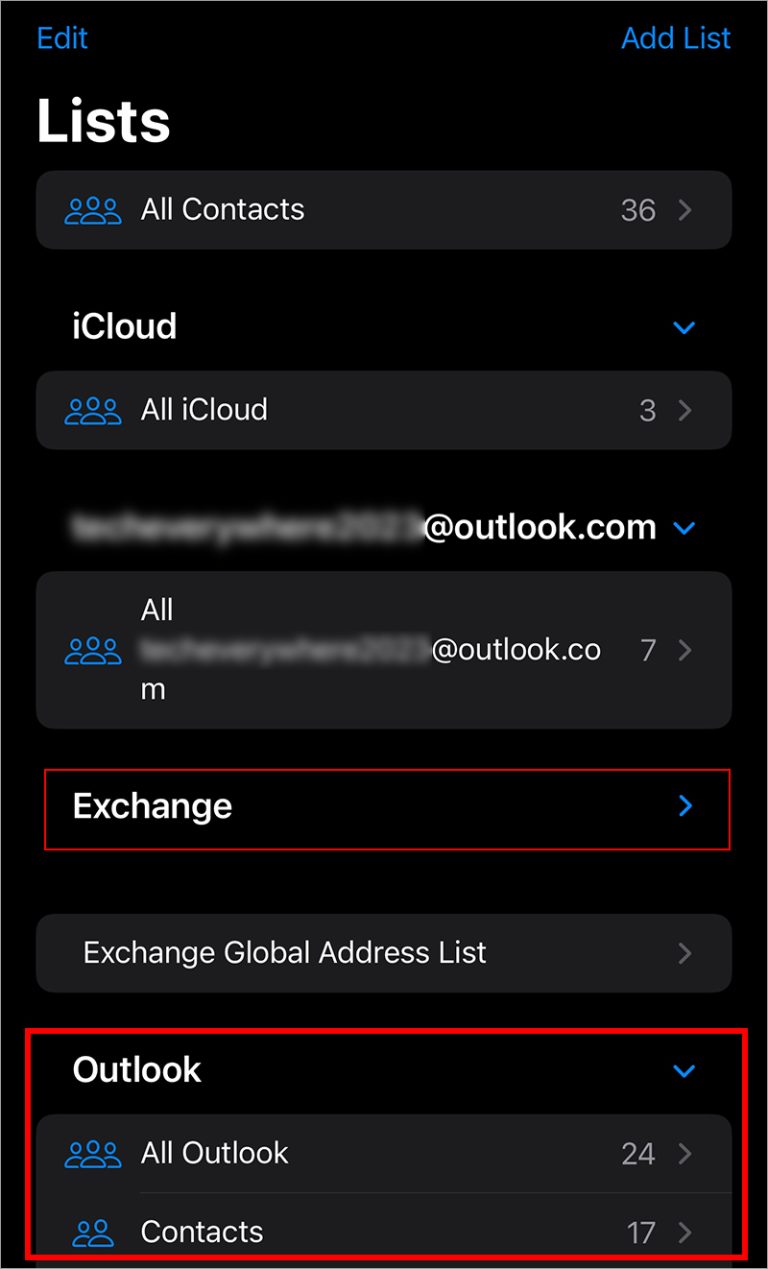How to Export and Import Outlook Contacts