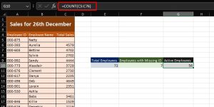 How to Count Number of Occurrences in Excel