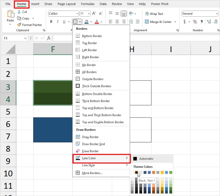 Excel Borders Not Showing? 7 Ways to Fix It