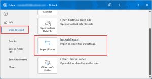 How to Export and Import Outlook Contacts