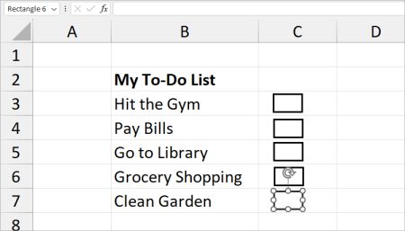 How to Insert Checkbox in Excel Without Developer Tab