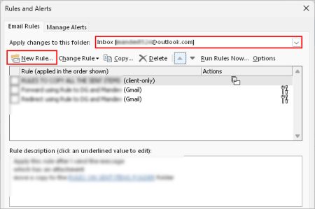 How to Set Up Rules in Outlook