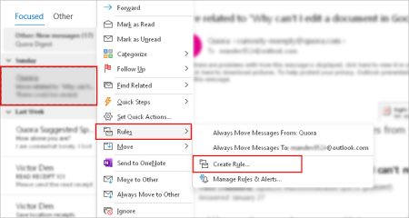 How to Set Up Rules in Outlook