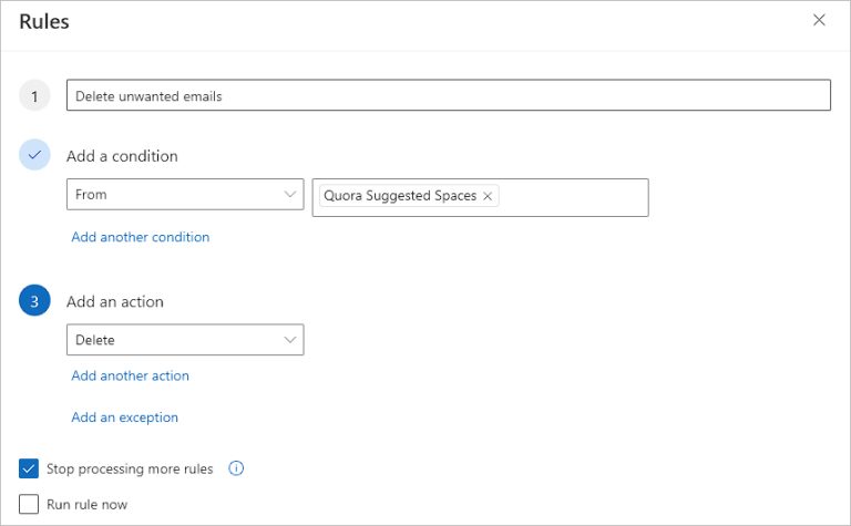 How to Set Up Rules in Outlook