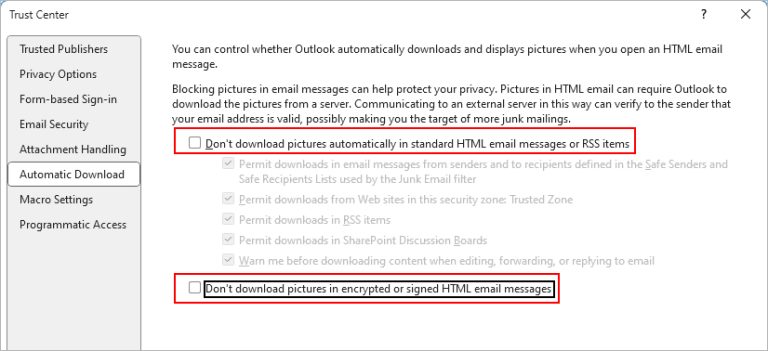 How to Download Image on Outlook