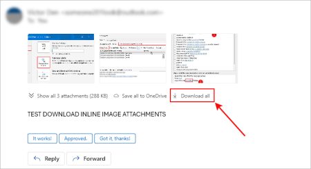 How to Download Image on Outlook