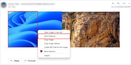 How to Download Image on Outlook