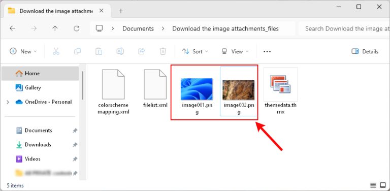 How to Download Image on Outlook