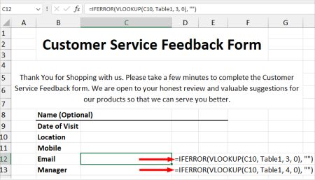 How to Create and Use a Printable Form in Excel