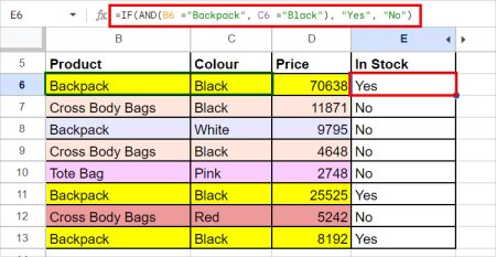 IF Then Formula in Google Sheets—Detailed Guide