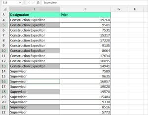 How to Invert Cell and Filter Selection in Excel