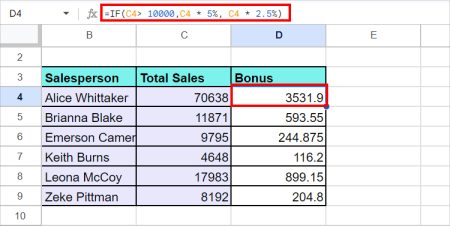 IF Then Formula in Google Sheets—Detailed Guide