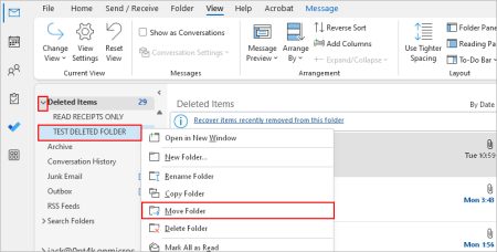 How to Find Missing Folders in Outlook