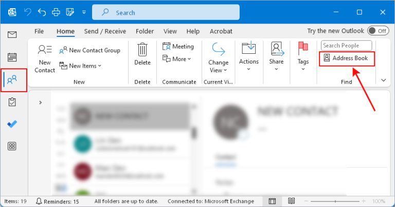 How to Export and Import Outlook Contacts